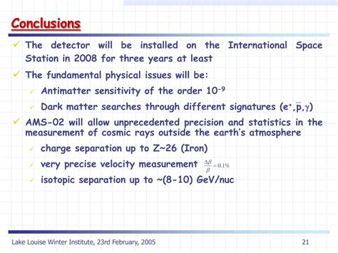 Ppt Cosmic Ray Velocity And Electric Charge Measurements In The Ams