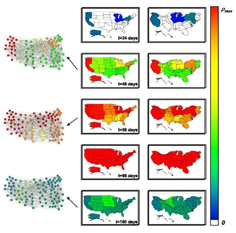 Geographical Representation Of The Disease Evolution In The Us For An
