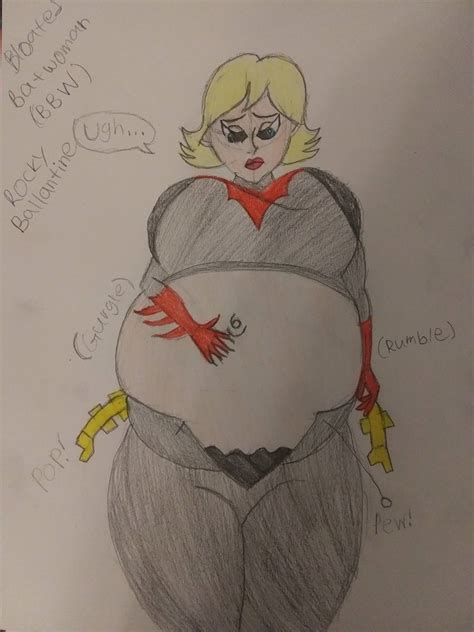 Bloated Batwoman Bbw By Black Wolf1714 On Deviantart