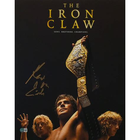Kevin Von Erich Signed The Iron Claw 16x20 Photo Beckett Pristine