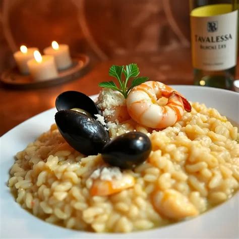 Seafood Risotto Recipe Italian Inspired Seafood Dish Cooklaif