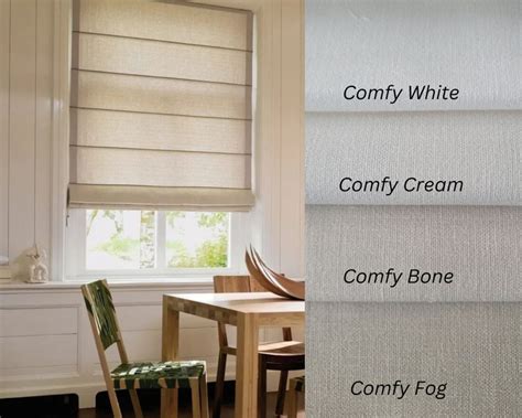 Cotton Roman Shades Roman Shade Contemporary Universal Solid