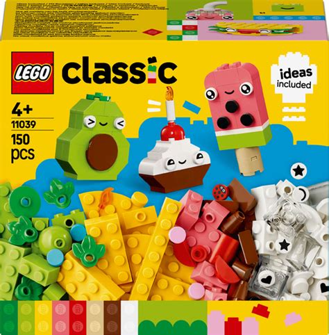 Конструктор Lego Classic Творческие друзья с едой 150 деталей 11039