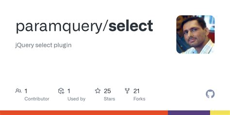 Github Paramqueryselect Jquery Select Plugin