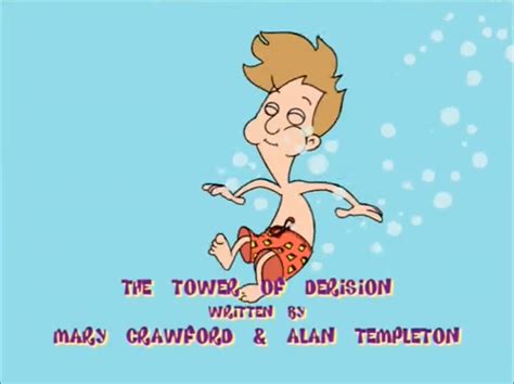 Shirtless Drawn Cartoon Boys And Men Russel Wright And Cliff In Swimming