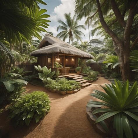 Premium Photo Tropical Hut