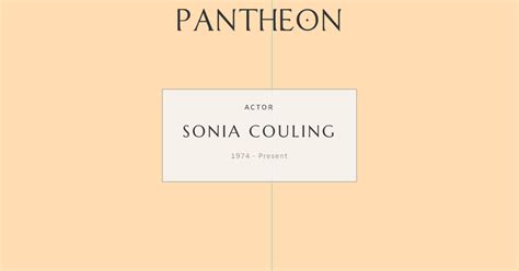 Sonia Couling Biography Pantheon