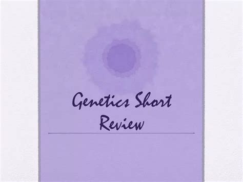 Ppt Understanding Genetics Dominance Alleles And Traits Powerpoint