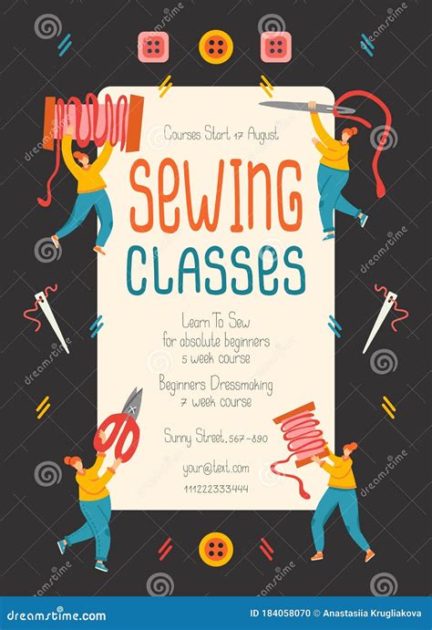 Sewing Classes Landing Page Or Web Banner Template Islamic Woman