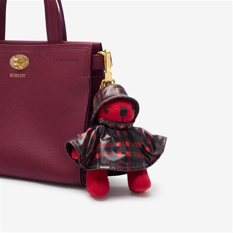 Thomas Bear Charm In Poppy Red Women Burberry® Official