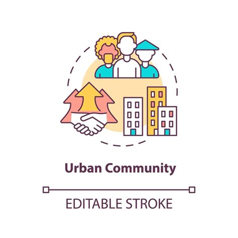 Dibujo De La Comunidad Urbana