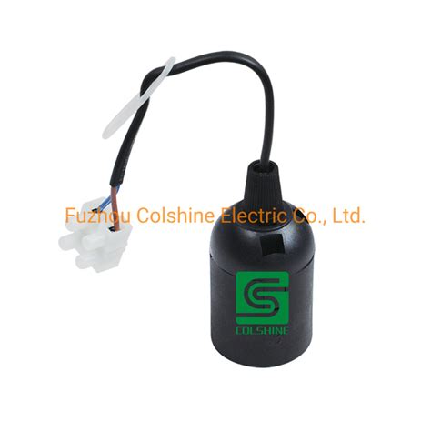 E27 Lamp Holder Screw Plastic Bulb Socket With Wire Terminal Plastic Lampholder And Lamp