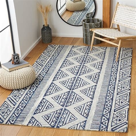 Safavieh Metro 452 Blueivory Bohemian 5ft X 8ft Medium Rectangle Rug