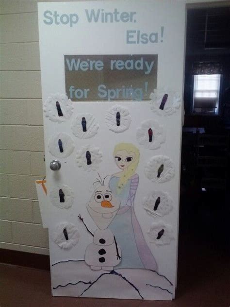 Frozen Theme Classroom Door