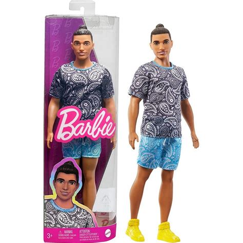 Barbie Fashionistas Ken Doll With Paisley Outfit Toy T Au