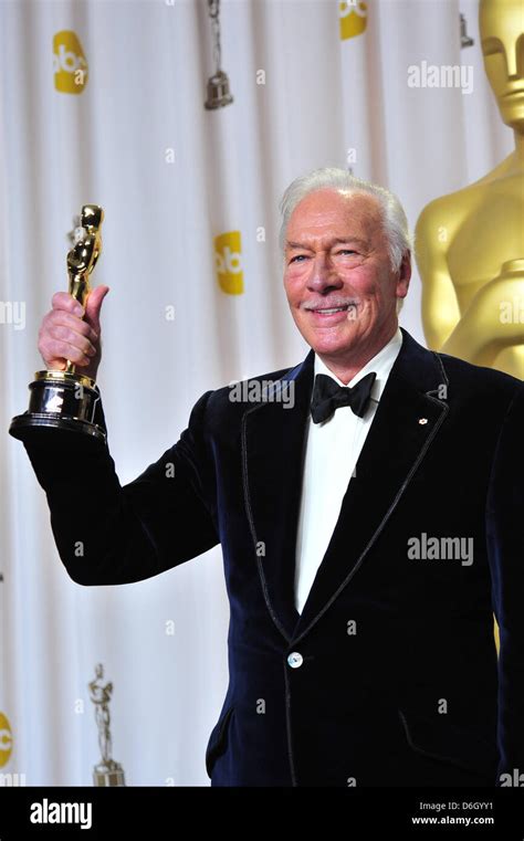 Best Supporting Actor Winner Christopher Plummer Poses In The Photo