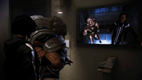 Mass Effect 3 Citadel Dlc Grunt The Doorman And Sheppy The Volus Youtube