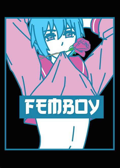 Femboy Anime Crossdressing Poster By Aestheticalex Displate