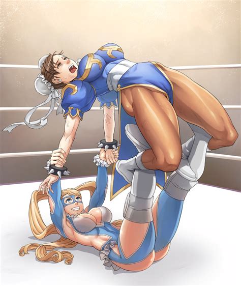 Rule 34 2girls Catfight Chinese Clothes Chun Li Female Female Only Fight Fighting Ring