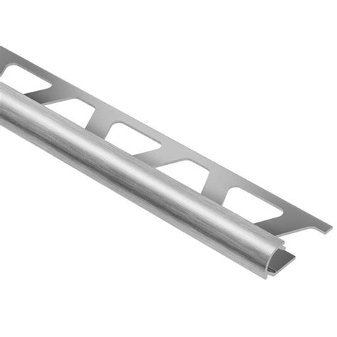 Schluter Vinpro U Brushed Chrome Anodized Aluminum 316 In X 8 Ft 2 1