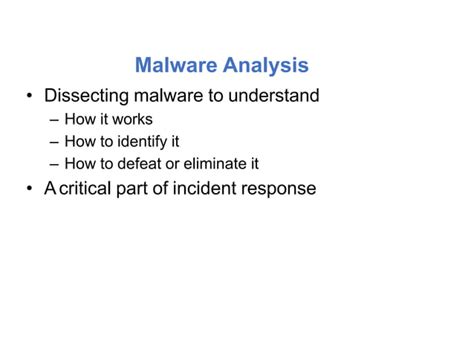 Ch1 Introduction To Malware Analysis V2 Pdf