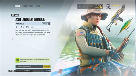 New Ash Angler Bundle R Rainbow6