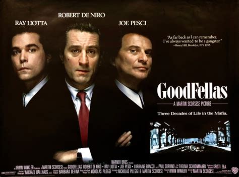 Original Goodfellas Movie Poster Martin Scorsese Gangsters