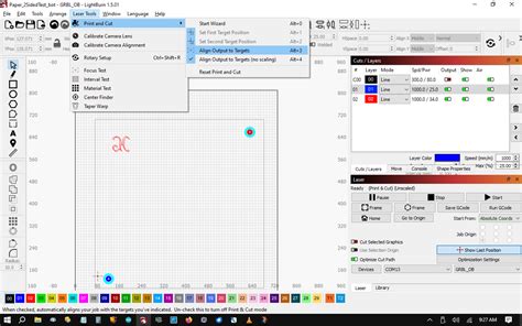 Print And Cut 2 Sided Alignment Error Lightburn Software Questions