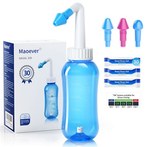 Soothing Neti Pot Nasal And Sinic Rinse With 30 Saline Packets Leak