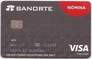 Tarjeta De Banco Banorte Nomina Banorte Méxicocolmx Ve 008801
