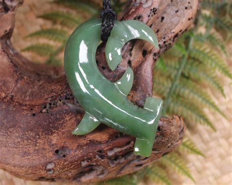 Nz Greenstone Large Hammerhead Pendant Ax002 Inanga Pounamu