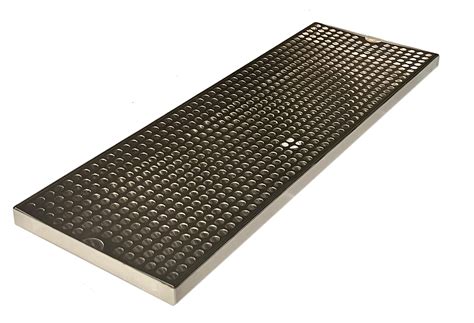 8 Stainless Steel Drip Tray With Drain Select Size Draft Warehouse