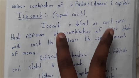 4 Types Of Isoquants And Iso Cost Youtube