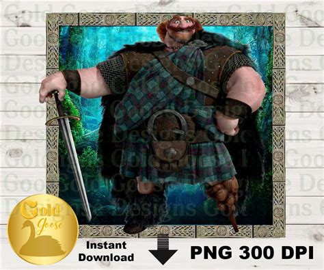 Princess Inspired Scottish Brave Mickey Ears Merida Witch Lord Fergus