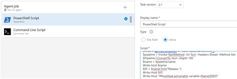 azure fetch release number from a release pipeline stack overflow