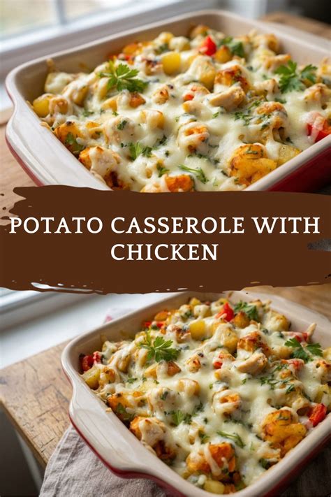 Potato Casserole With Chicken Easy Weeknight Recipe