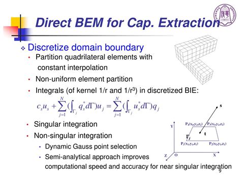 Ppt Fast 3 D Interconnect Capacitance Extraction And Related