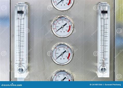 Rotameter And Pressure Dial Gauge Measuring Device For Measure