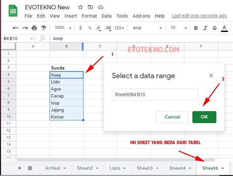 Cara Membuat Drop Down List Di Excel Beda Sheet Lifestyle Katadata Co