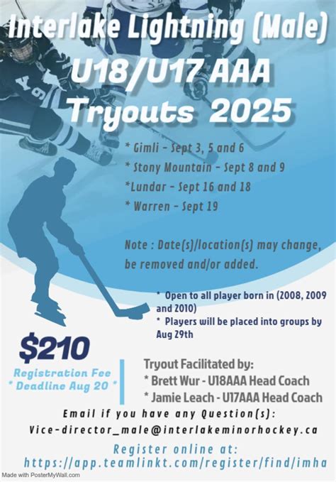 Interlake Lightning Interlake Minor Hockey Association Facebook