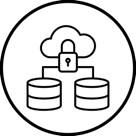 Vector Diseño Datos Seguridad Vector Icono Estilo 22116799 Vector En