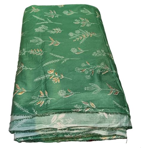 Printed Floral Print Jam Satin Fabric At ₹ 115meter In Ludhiana Id