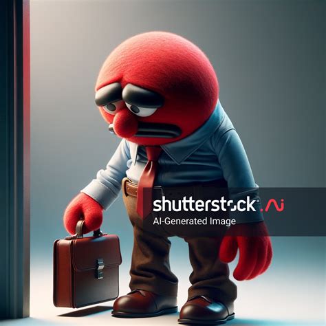 Elmolike Character Middle Aged Bald Big Ai Generated Image 2391696591 Shutterstock