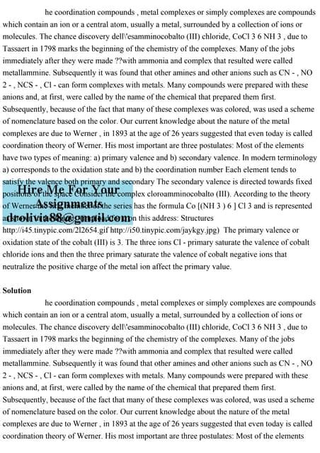 Pdcl2 2dmso Pdcl22dmso It Forms A Complexe Pdf