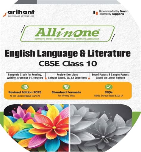 All In One English Language And Literature Cbse Class 10th Based On