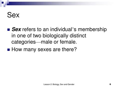 PPT Lesson 2 Biology Sex And Gender PowerPoint Presentation Free Download ID 3383222