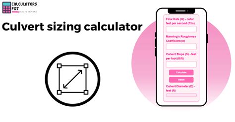 Culvert Sizing Calculator