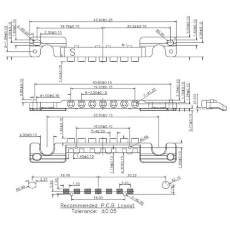 Pcb Pins Connector 2d3d