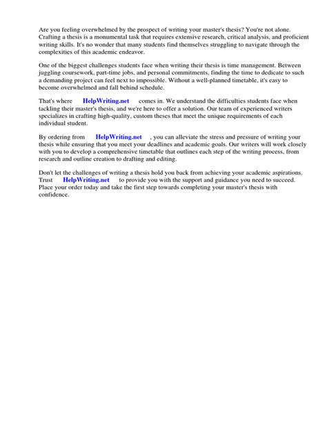 Time Table Master Thesis Pdf