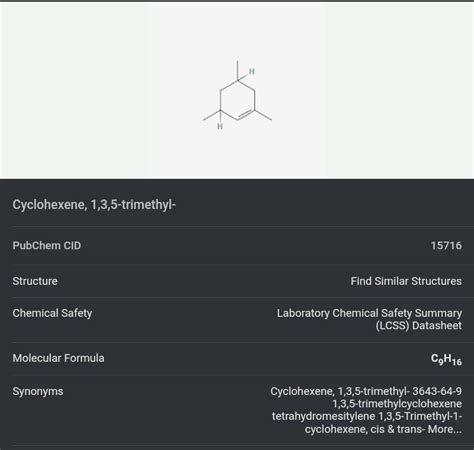 135 Trimethyl Cyclohex 1 Ene